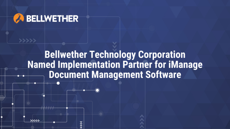 Bellwether Technology Corporation Named Implementation Partner for ...